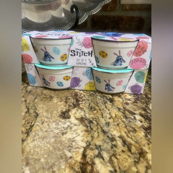 Disney | Kitchen | Disney Stitch Ramekin Set Easter New Display ...